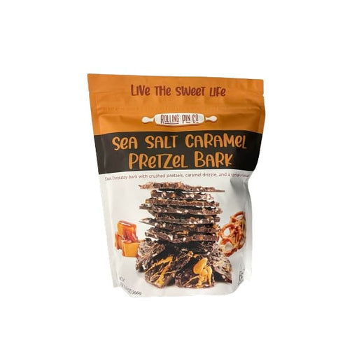 Rolling Pin Co Sea Salt Caramel Pretzel Bark, 20 oz. | ShelHealth