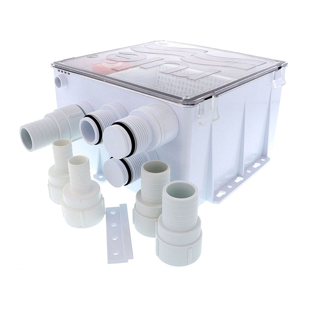 Rule Shower Drain Box w/ 1100 GPH Pump - 24V | ShelHealth