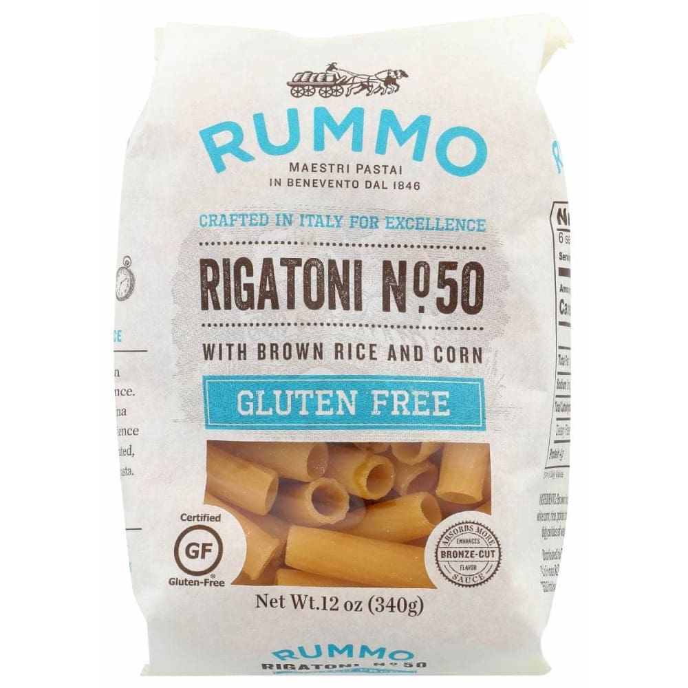 RUMMO Gluten Free Rigatoni, 12 oz (Case of 4) | ShelHealth