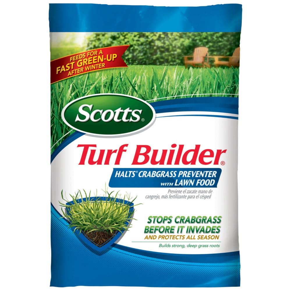 Scotts Turf Builder Halts Crabgrass Preventer with Lawn Food, 42.47 lbs ...