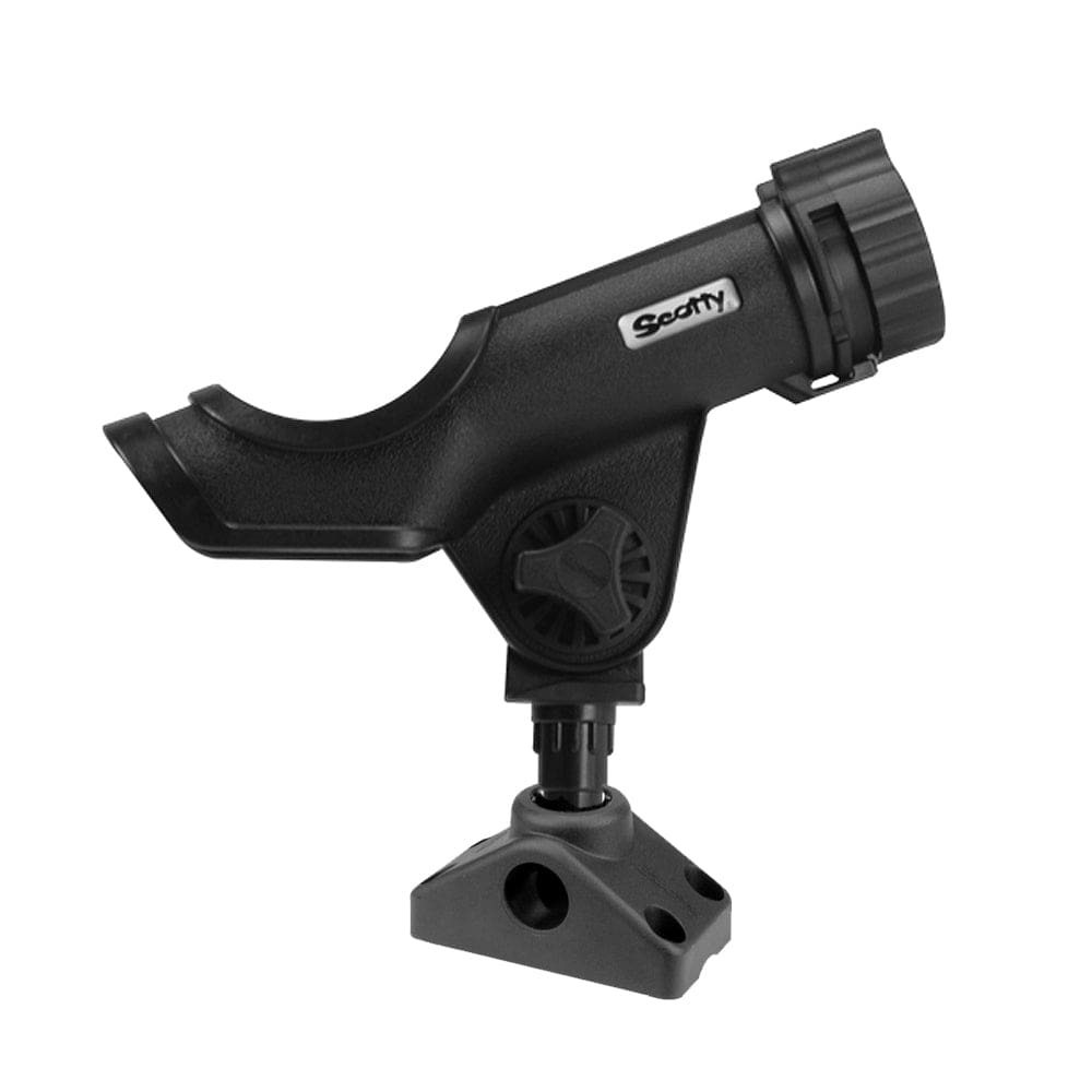 Scotty Powerlock Rod Holder Black w/ 241 Side/ Deck Mount | ShelHealth