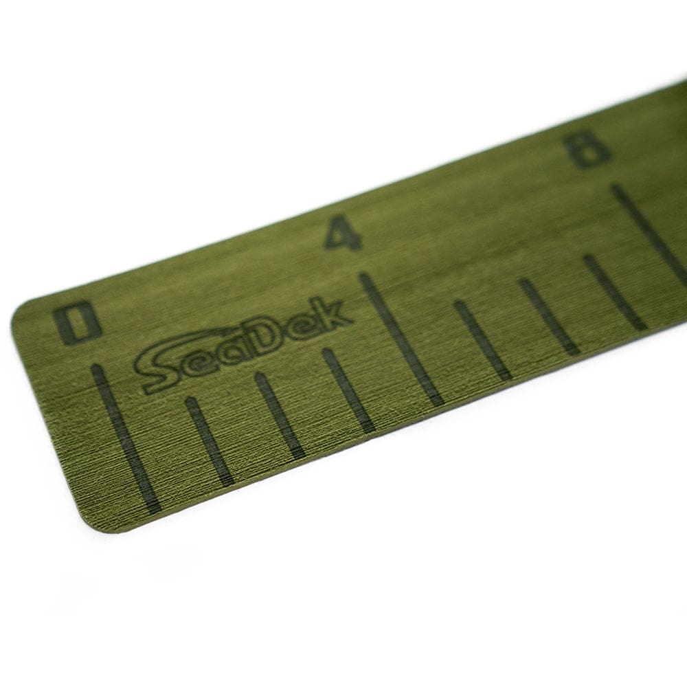 SeaDek 36" Fish Ruler - Olive Green w/ SeaDek Logo | ShelHealth