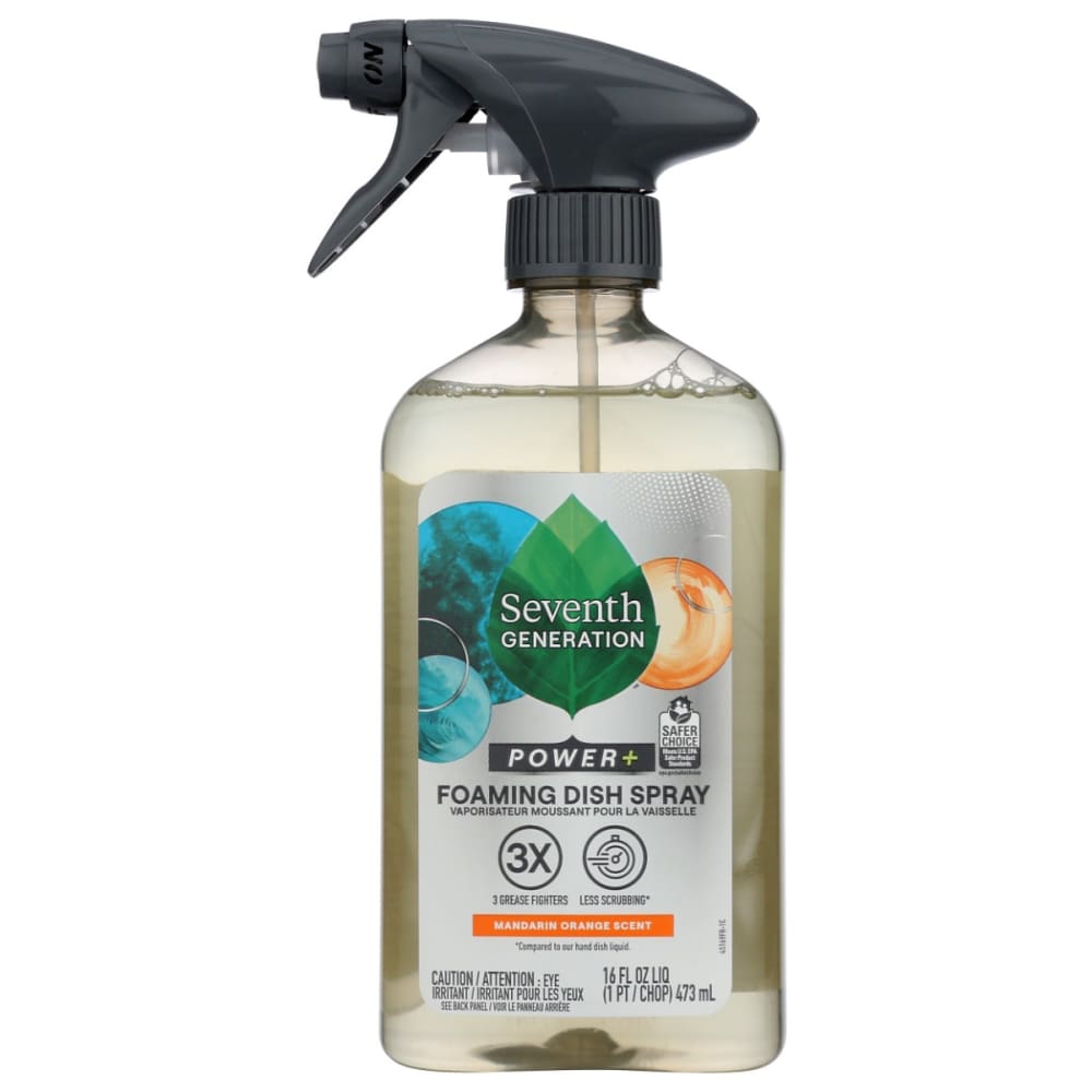 SEVENTH GENERATION: Mandarin Orange Foaming Dish Spray, 16 fo (Pack of ...