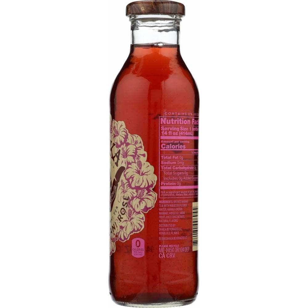 Shaka Tea Lemon Tea Lokelani Rose, 14 oz (Case of 5) | ShelHealth