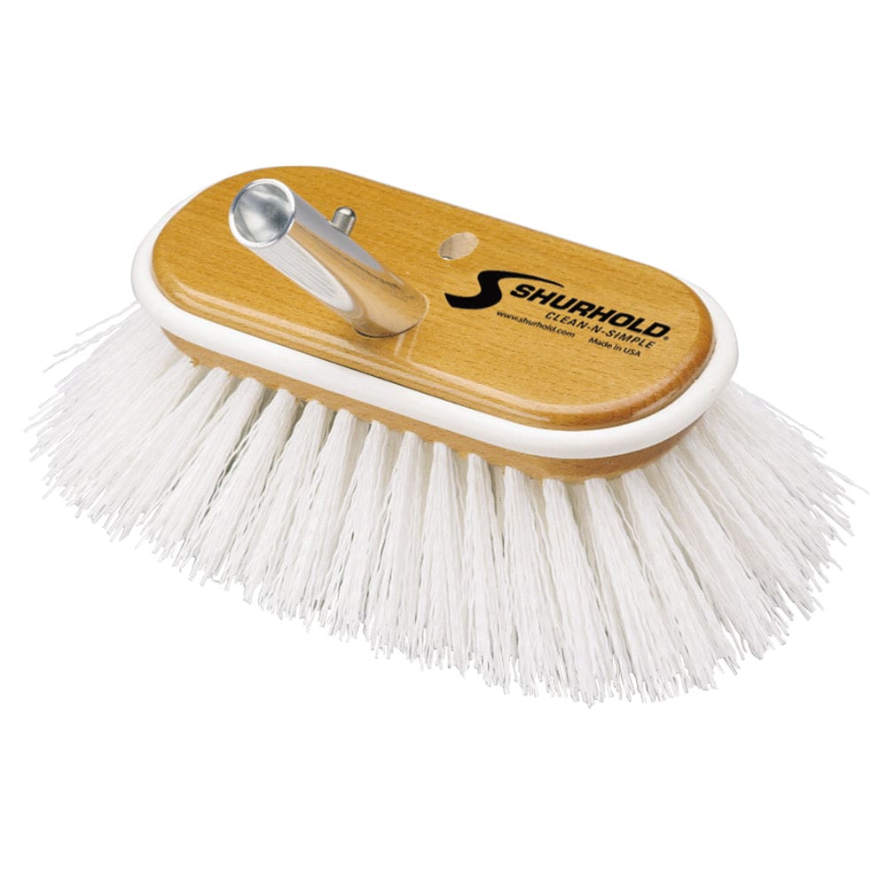 Shurhold 6" Polypropylene Stiff Bristle Deck Brush | ShelHealth