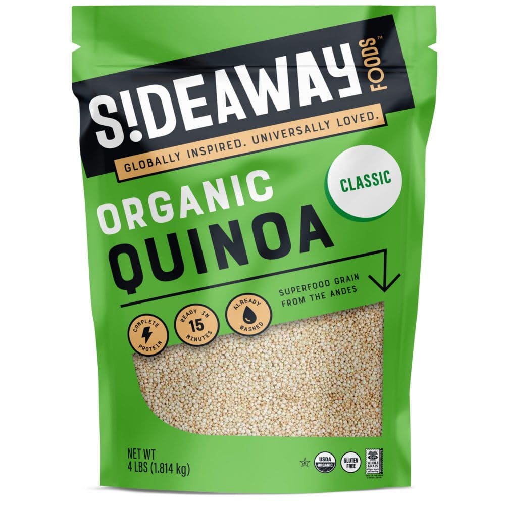 Sideaway Foods Organic Quinoa (64 oz.) (Pack of 2) | ShelHealth