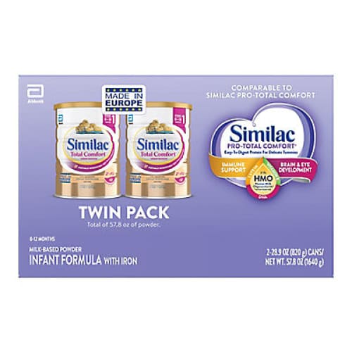 Similac Total Comfort Imported Easy-to-Digest Infant Formula Powder, 2 ...