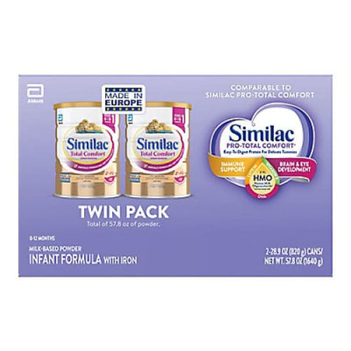 Similac Total Comfort Imported Easy-to-Digest Infant Formula Powder, 2 ...
