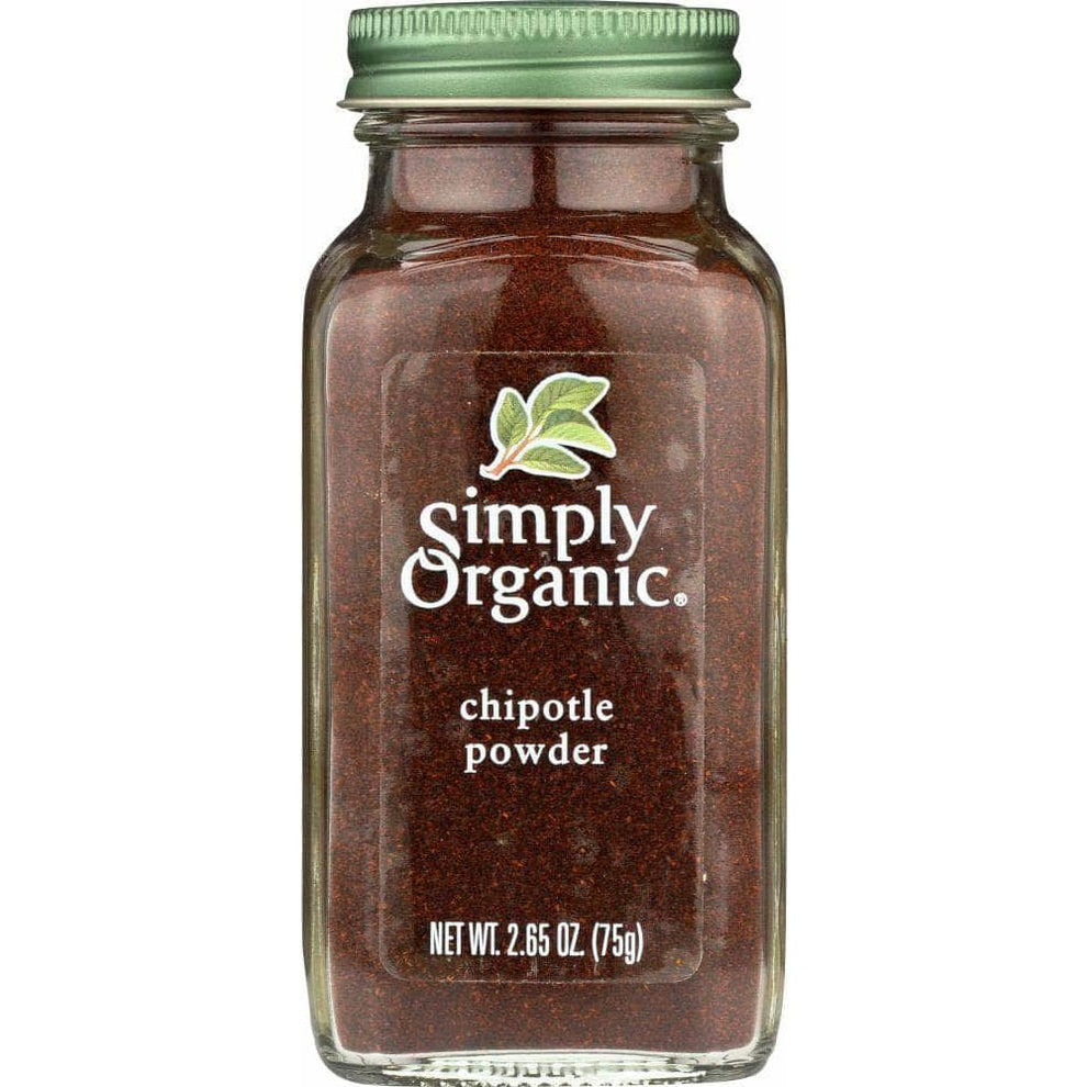 Simply Organic Chipotle Powder, 2.65 oz (Case of 3) | ShelHealth