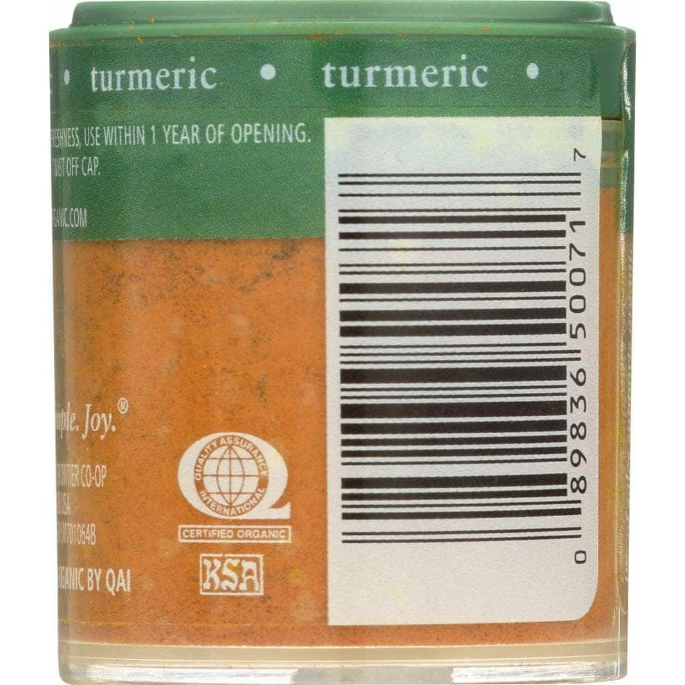 Simply Organic Mini Ground Turmeric, .53 oz (Case of 5) | ShelHealth
