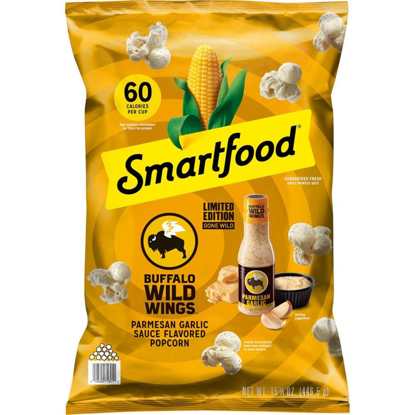 Smartfood Popcorn Buffalo Wild Wings Buttery Garlic Popcorn (15.75 oz ...