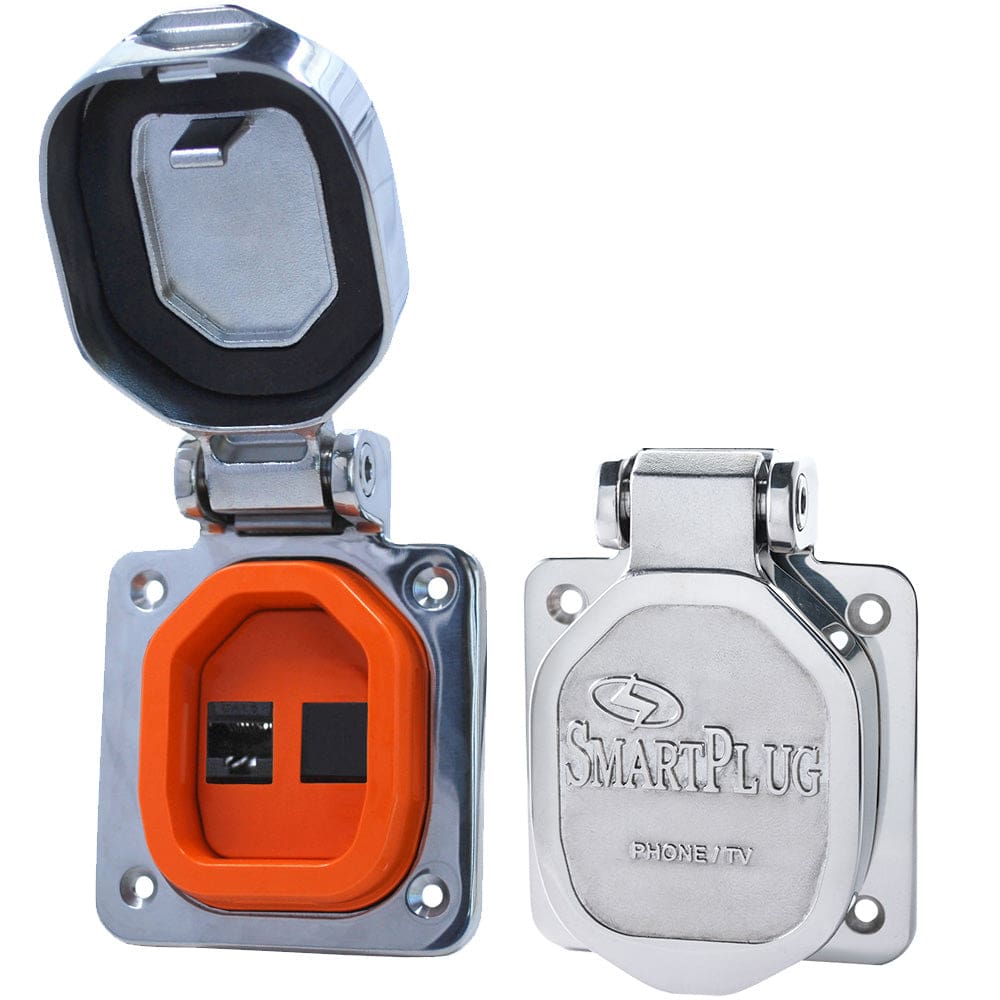 SmartPlug Single Ethernet Connector - Stainless Steel | ShelHealth