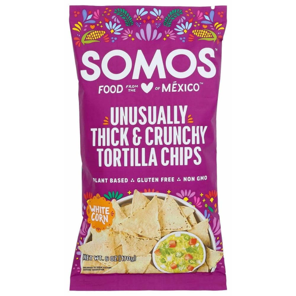 SOMOS: Unusually Thick and Crunchy White Corn Tortilla Chips, 6 oz ...