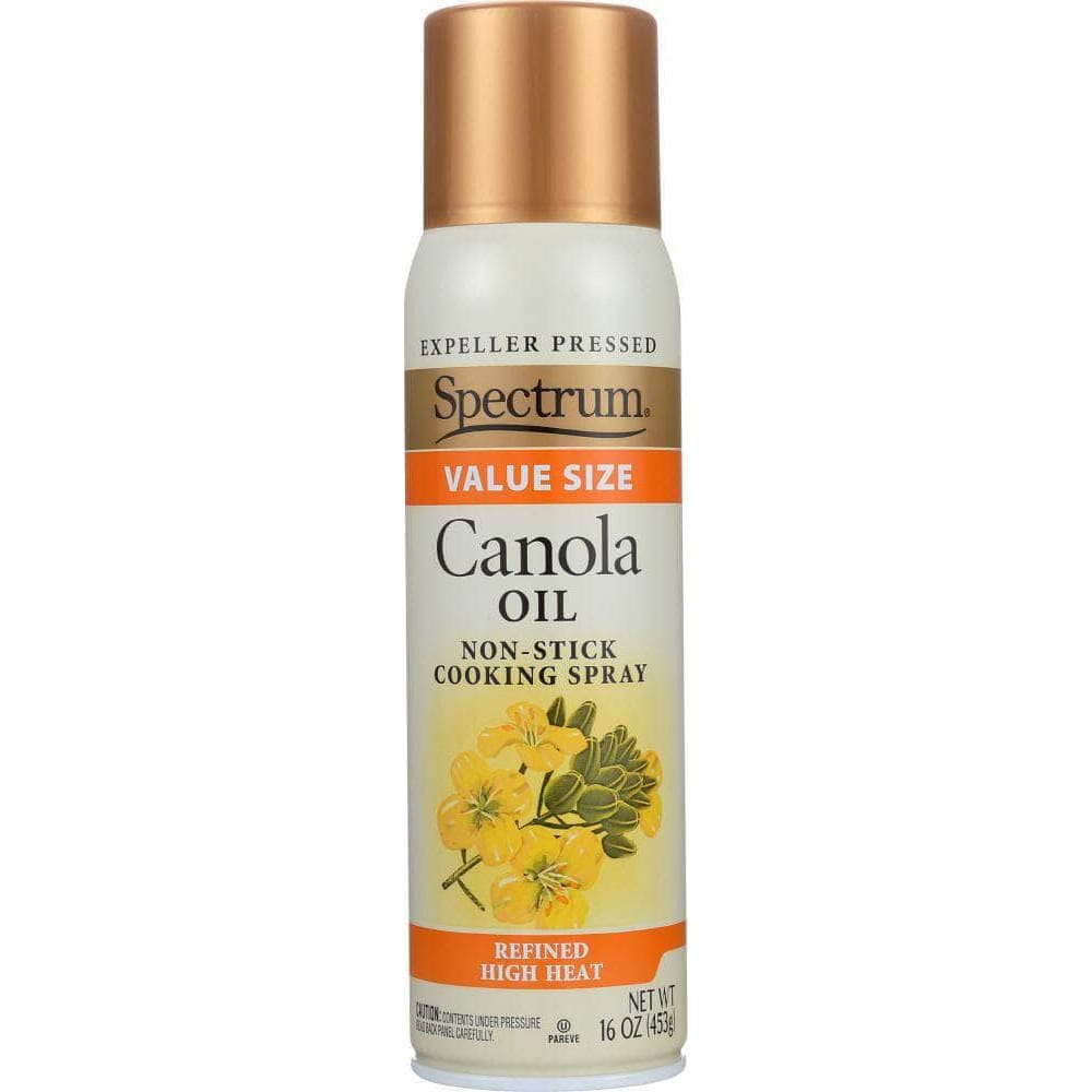 Spectrum Naturals Canola Oil Non Stick Cooking Spray, 16 oz | ShelHealth