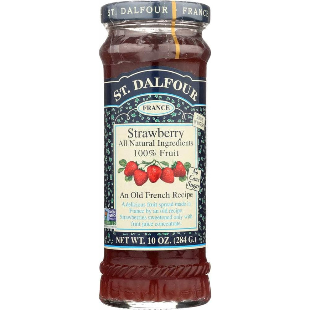 St Dalfour All Natural Fruit Spread Strawberry, 10 oz (Case of 4 ...
