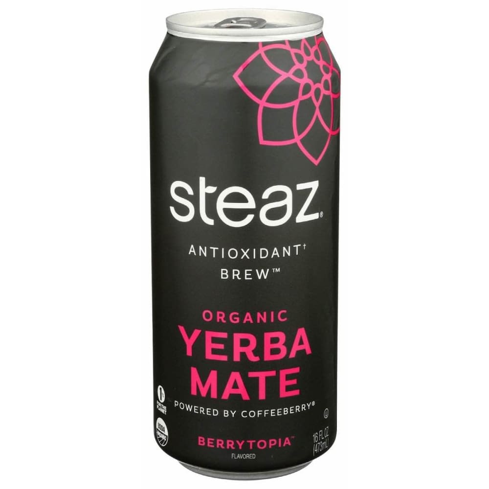 Steaz Yerba Mate Berrytopia, 16 Fo (Case of 5) | ShelHealth