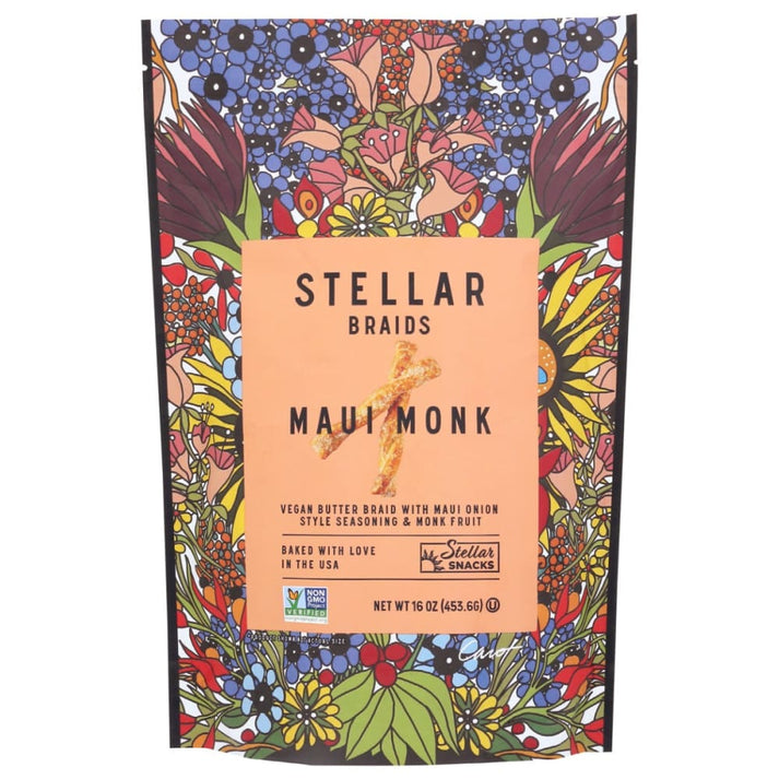 STELLAR SNACKS: Maui Monk Stellar Pretzel Braids, 16 oz (Pack of 4 ...