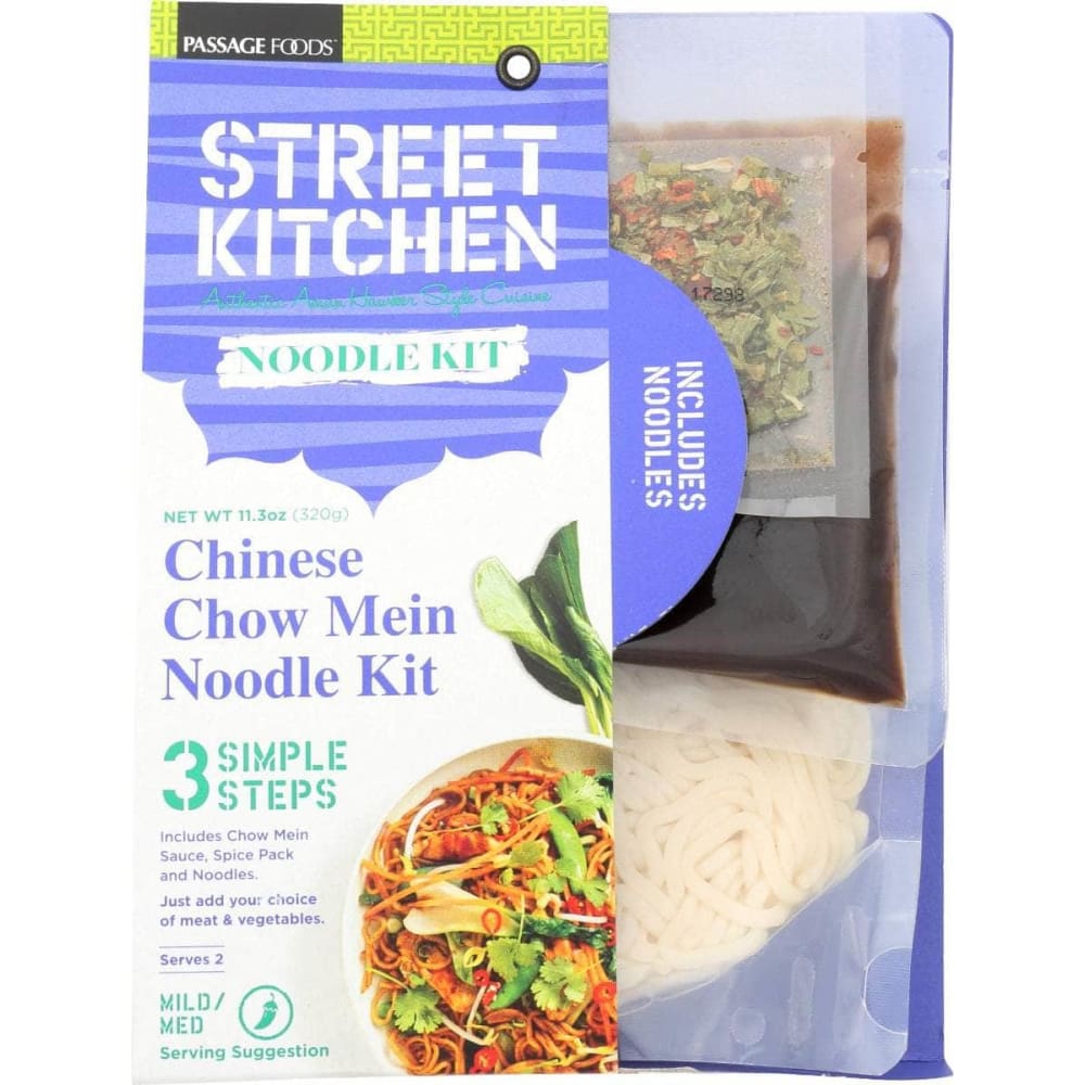 STREET KITCHEN: Chinese Chow Mein Noodle Kit, 11 oz (Case of 3 ...