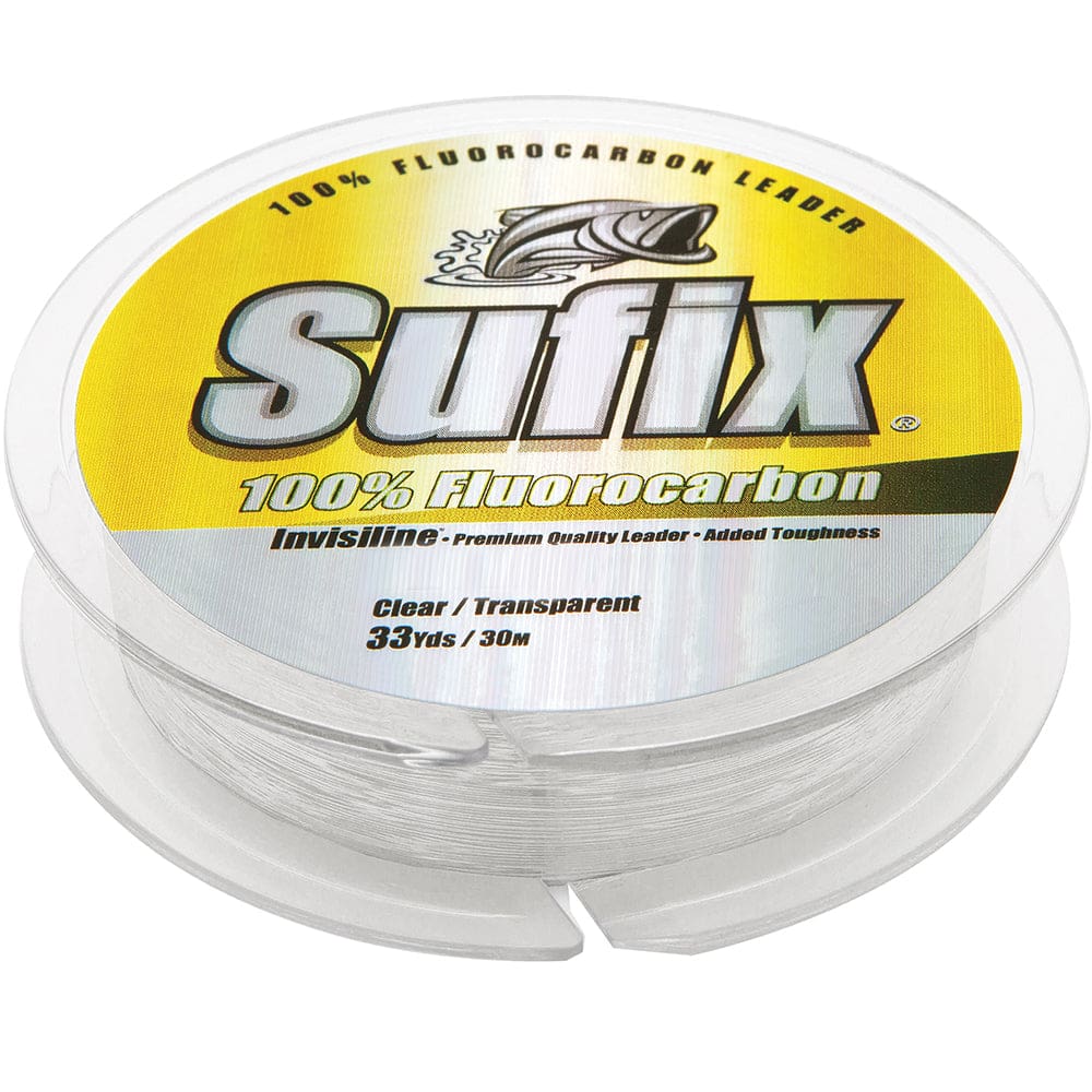 Sufix 100% Fluorocarbon Invisiline™ Leader - 50lb - 33yds | ShelHealth