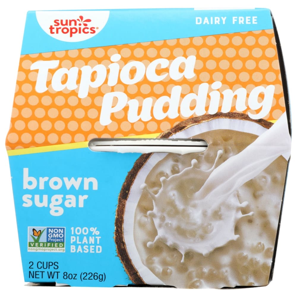 SUN TROPICS: Brown Sugar Tapioca Pudding, 8 oz (Pack of 5) | ShelHealth