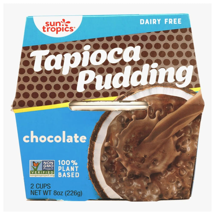 SUN TROPICS: Chocolate Tapioca Pudding, 8 oz (Pack of 5) | ShelHealth