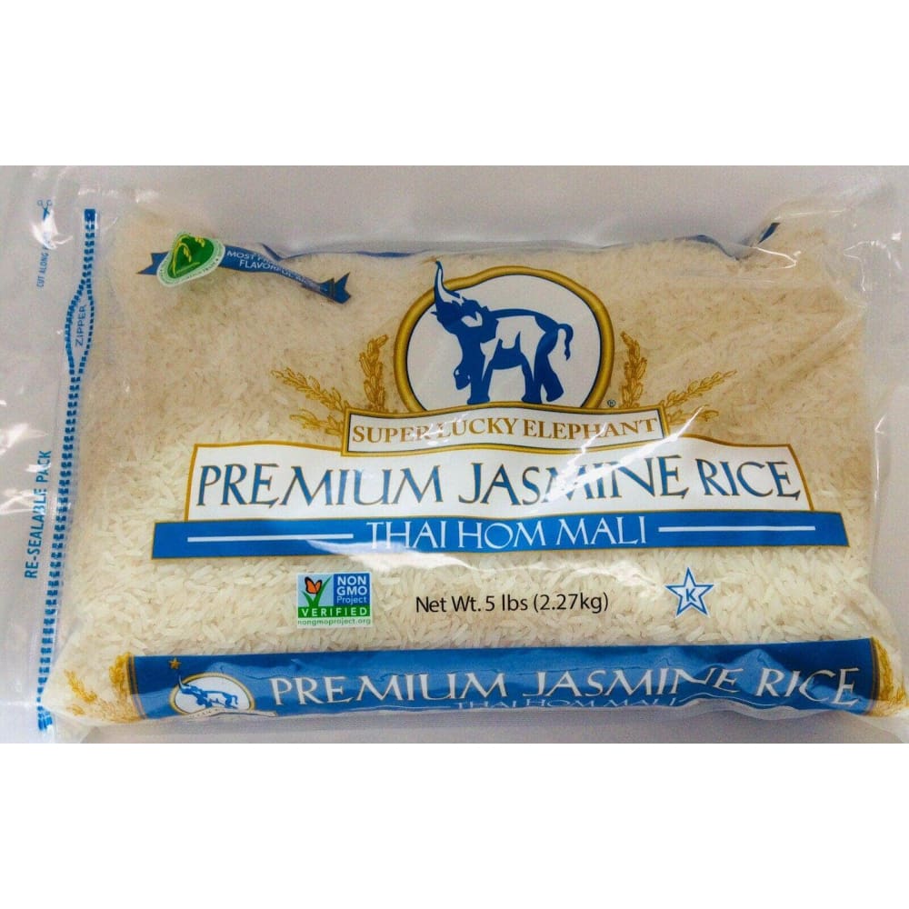 SUPER LUCKY ELEPHANT Jasmine Rice, 5 lb | ShelHealth