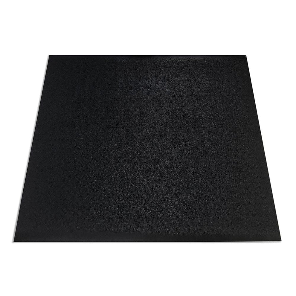 SuperMats Commercial-Grade Solid Vinyl GymMat, 50" x 60" (Black ...