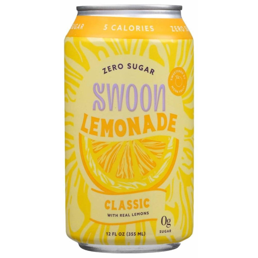 Swoon Lemonade Classic Zero Sugar, 12 Fo (Case of 5) | ShelHealth