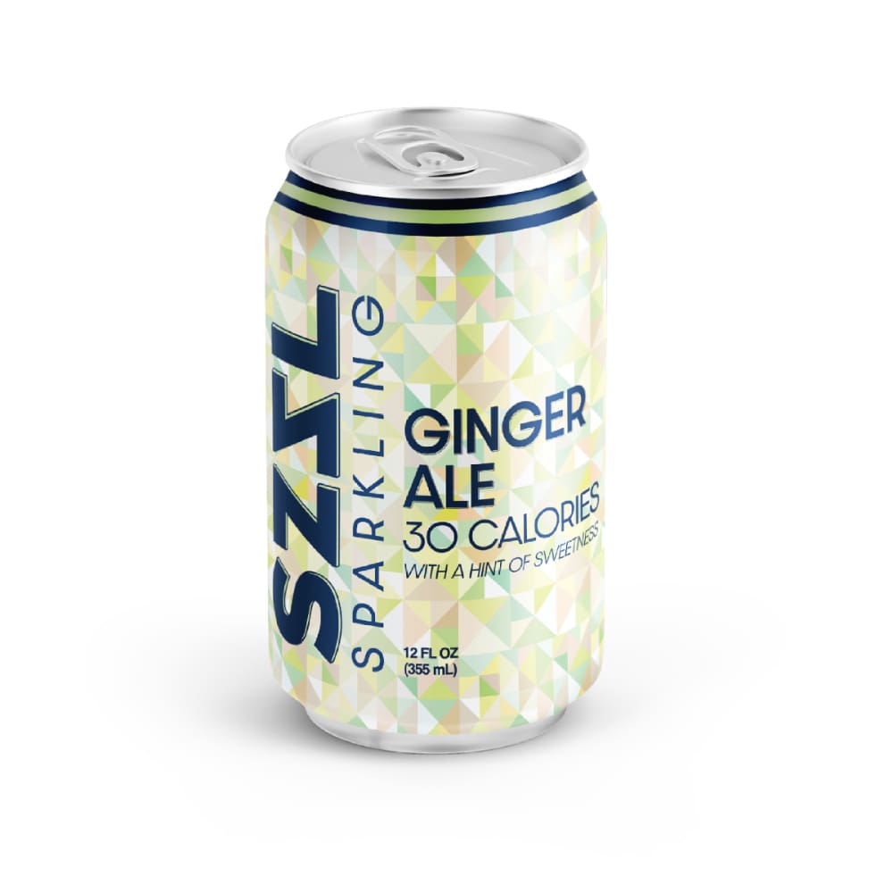 SZZL SPARKLING: Ginger Ale Sparkling Tea, 12 fo (Pack of 6) | ShelHealth