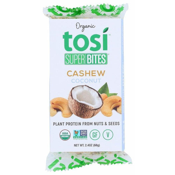 Tosi Organic Cashew Coconut Super Bites, 2.40 Oz (Case of 4) | ShelHealth