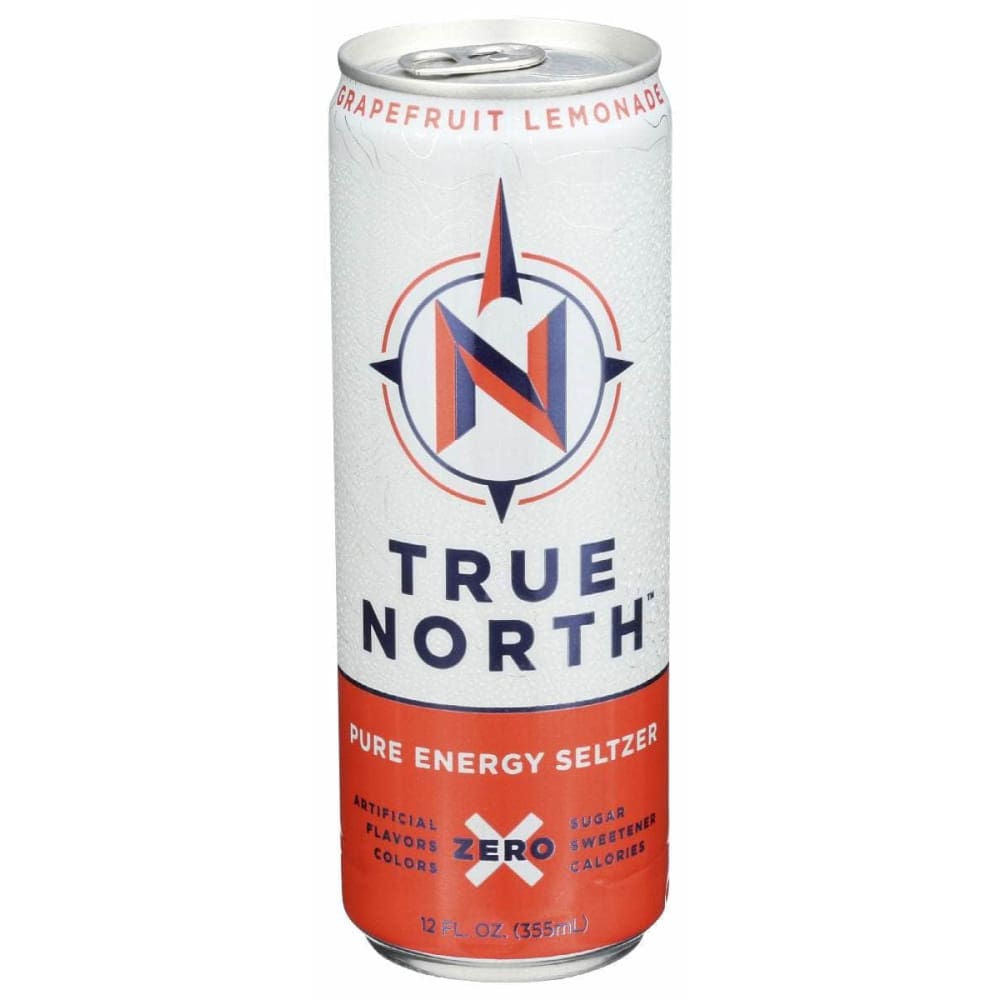 TRUE NORTH Grapefruit Lemonade Energy Drink, 12 fo (Case of 5) | ShelHealth