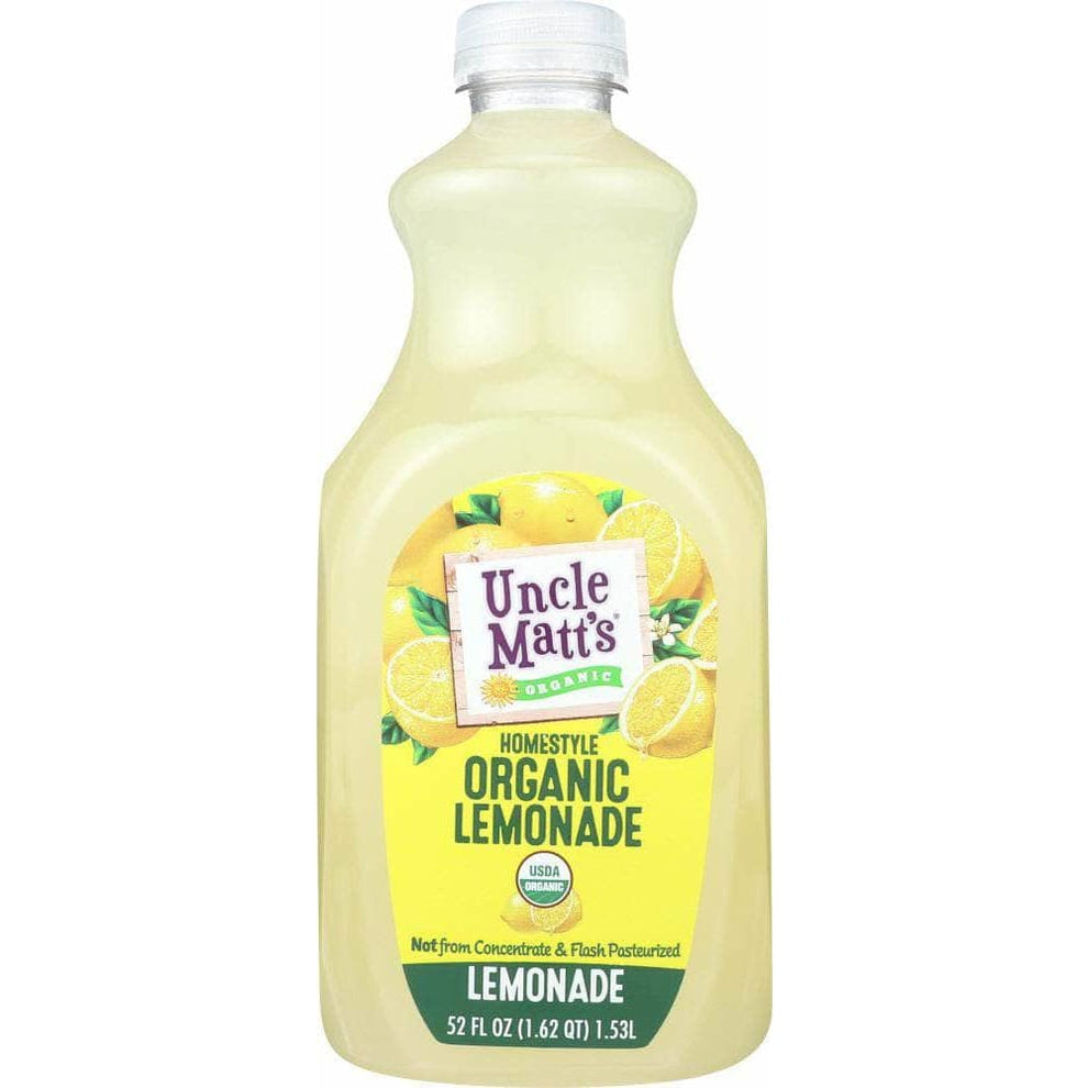 Uncle Matts Organic Homestyle Organic Lemonade, 52 oz (Case of 4 ...