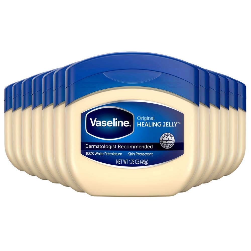 Vaseline Petroleum Jelly Original Bulk - 12 Pack, 1.75 Oz Each ...