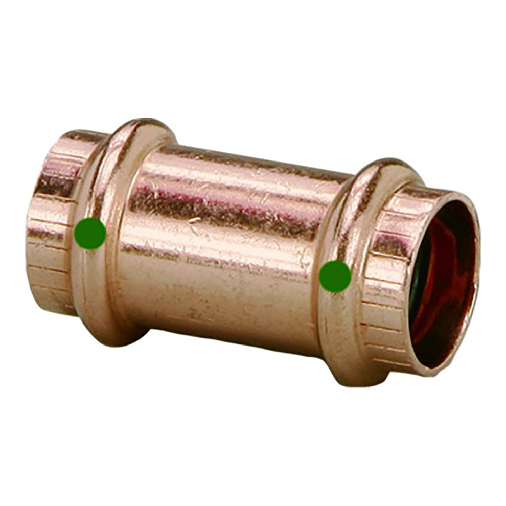Viega ProPress 1-1/ 2" Copper Coupling w/ o Stop - Double Press ...