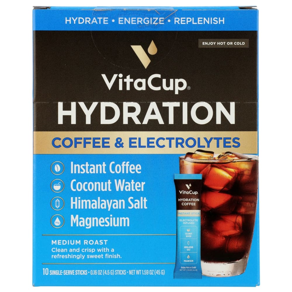 VITACUP: Coffee Hydration Instant, 10 PC (Pack of 2) | ShelHealth