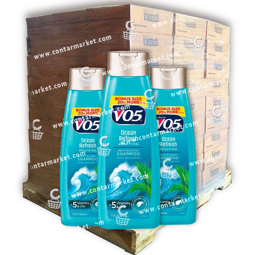 VO5 Ocean Refresh Shampoo - 15oz - 1200 units - 200 boxes- Pallet ...