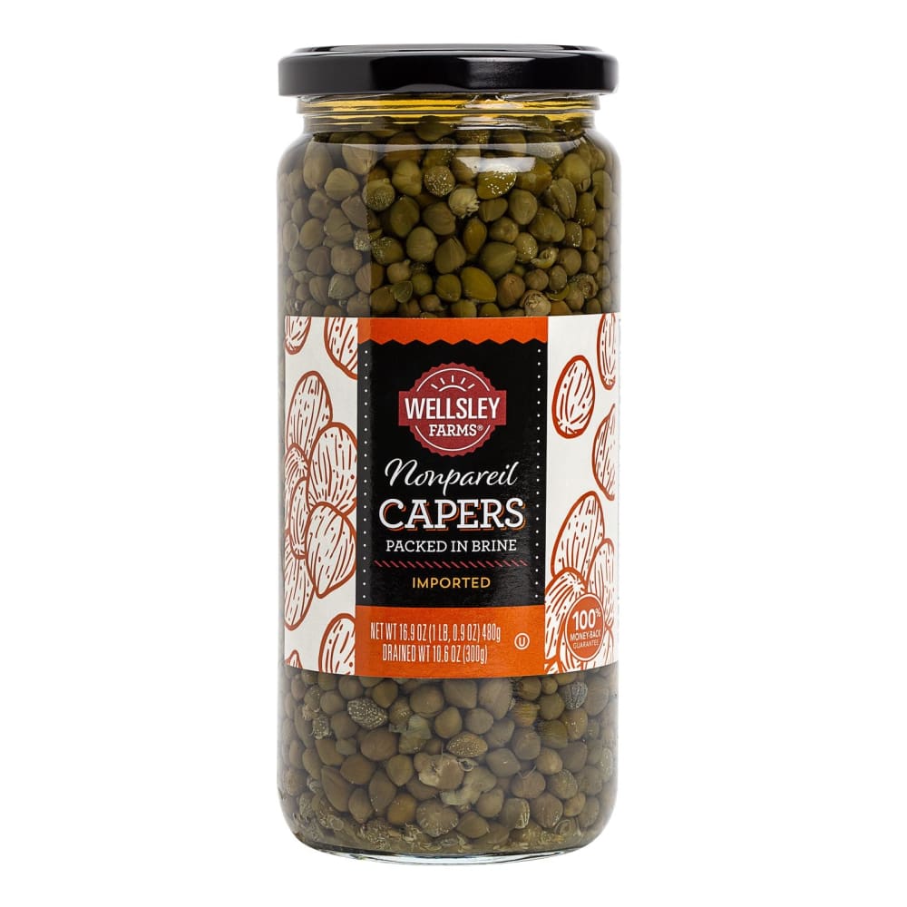 Wellsley Farms Non-Pareil Capers, 16 oz. | ShelHealth