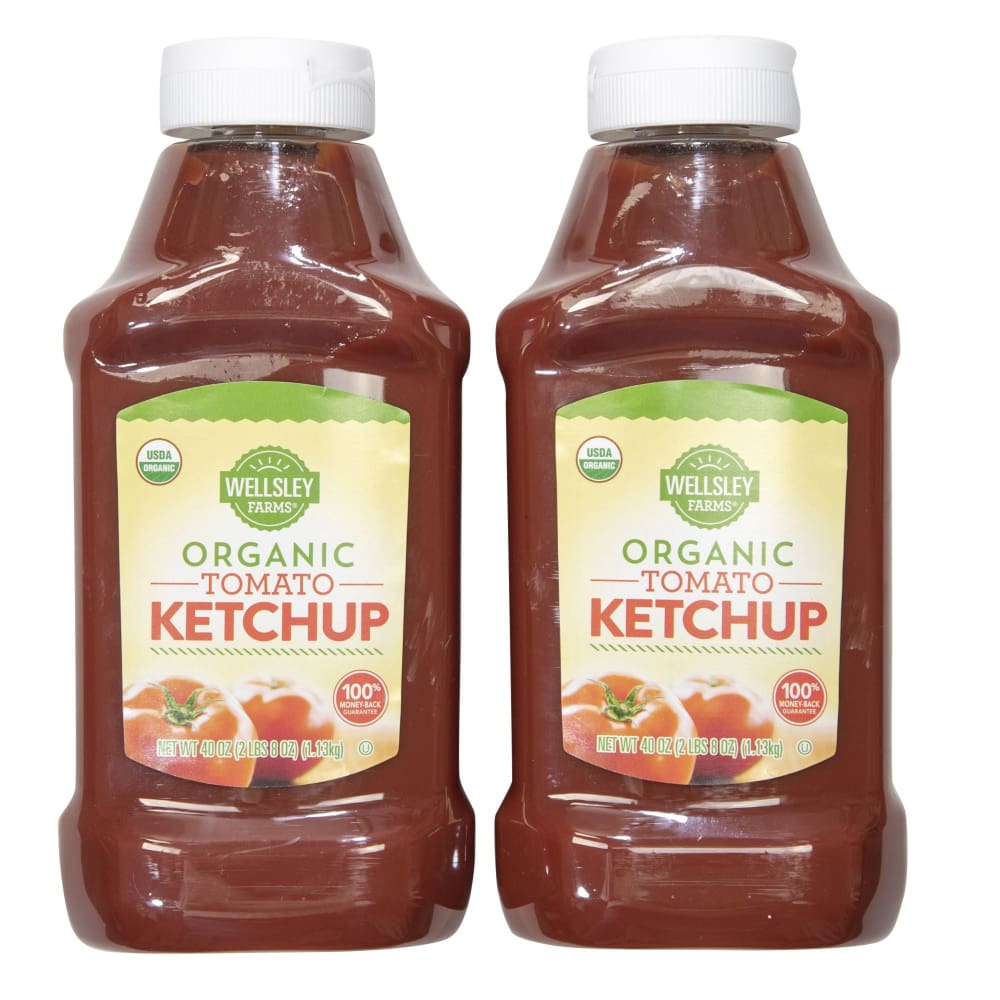 Wellsley Farms Organic Tomato Ketchup, 2pk./40 oz. | ShelHealth