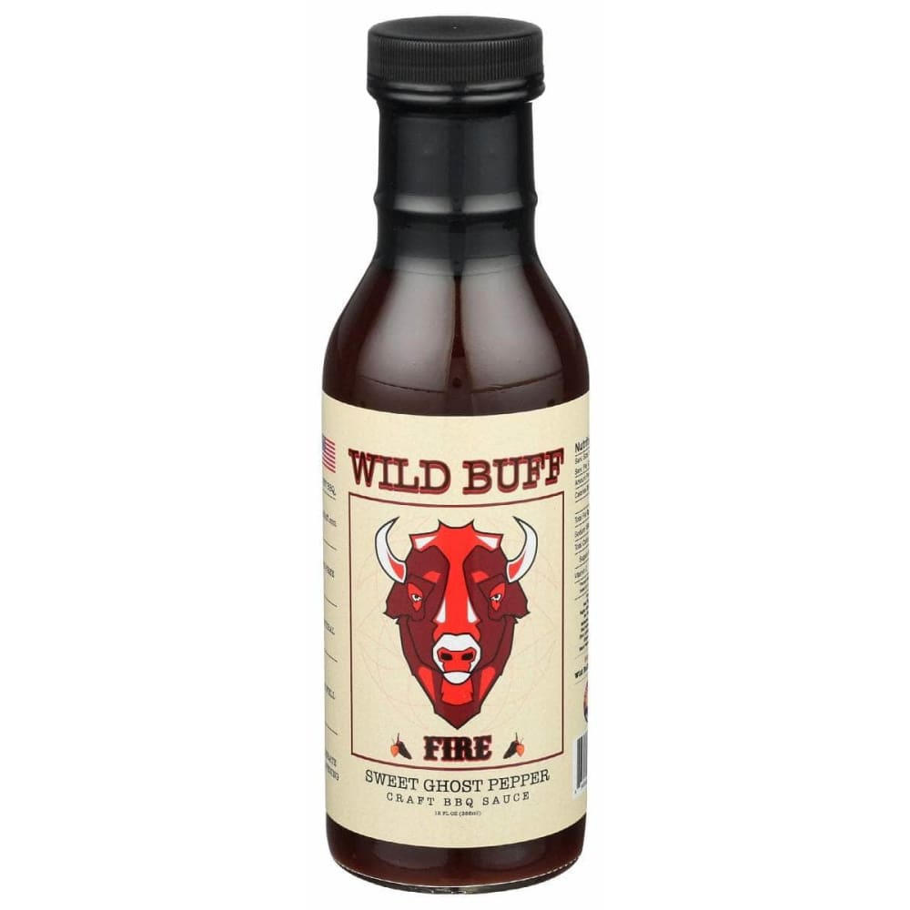WILD BUFF: Fire Sweet Ghost Pepper Bbq Sauce, 12 oz (Case of 2 ...