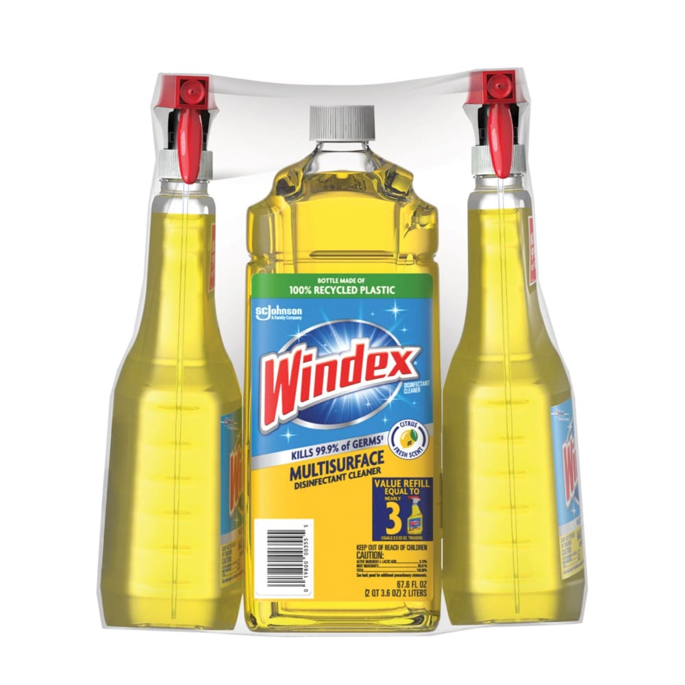 Windex Disinfectant Cleaner Multi-Surface, 2 ct. | ShelHealth