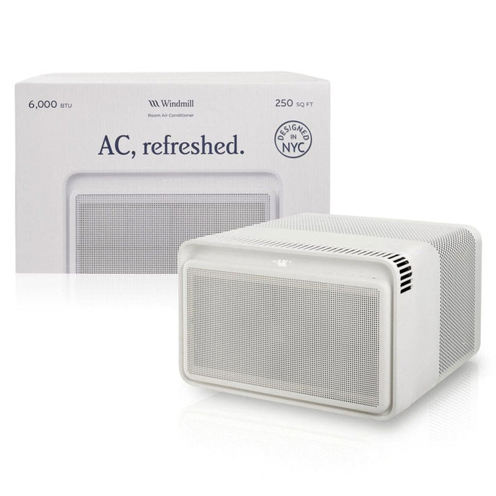 Windmill 6,000 (DOE) BTU 115-Volt Quiet/ECO/Smart Window Air ...