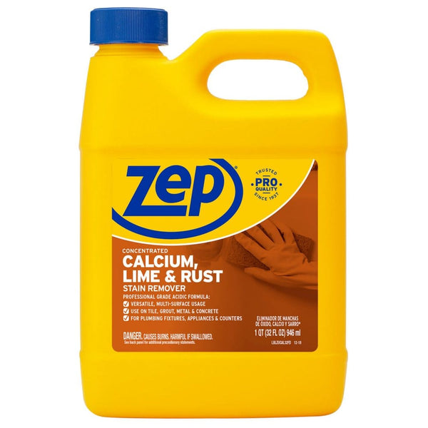 Zep Commercial Calcium, Lime and Rust Stain Remover (32 oz., ) (Pack of ...