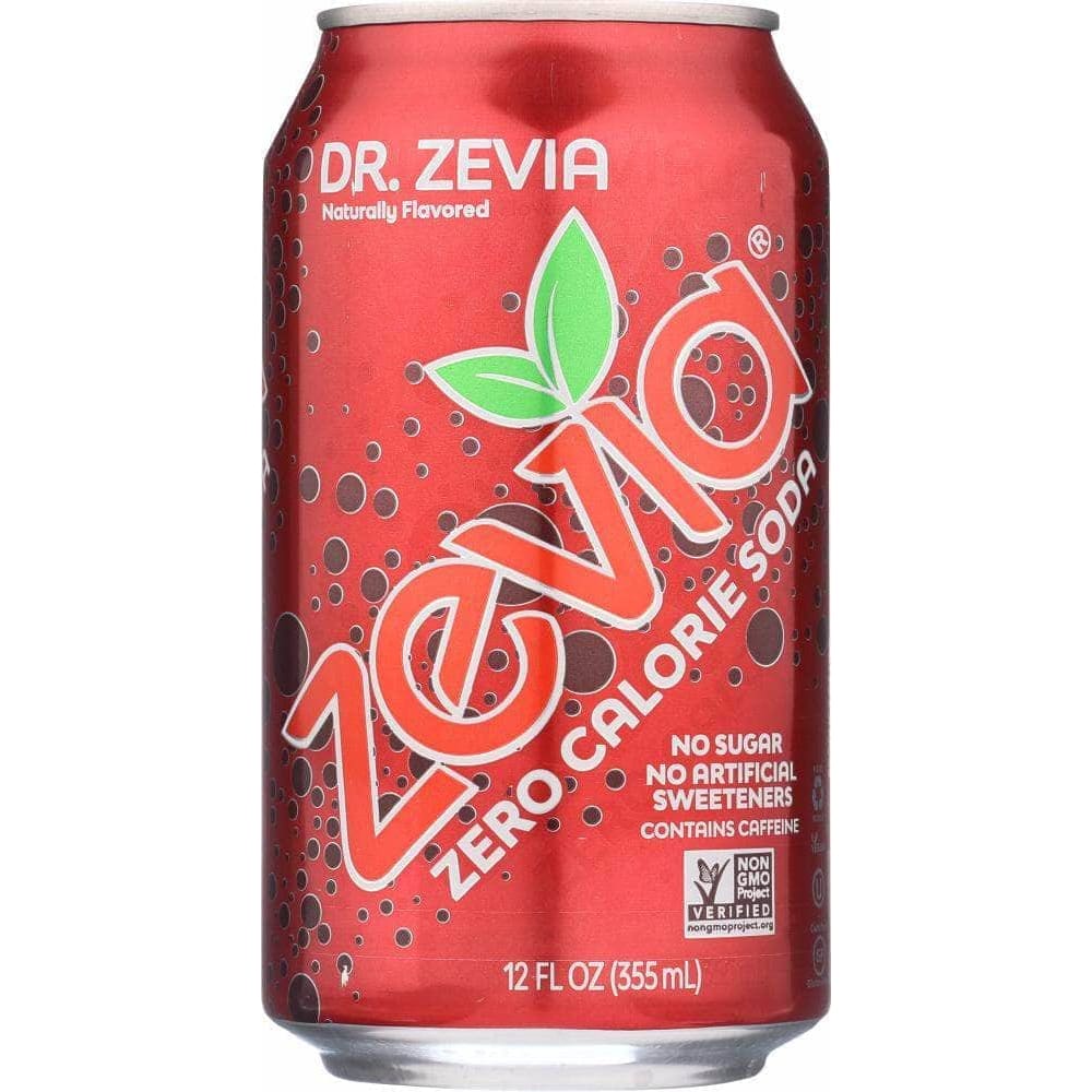 Zevia Zero Calorie Soda Dr. Zevia 6-12 fl oz, 72 fl oz (Case of 3) | ShelHealth
