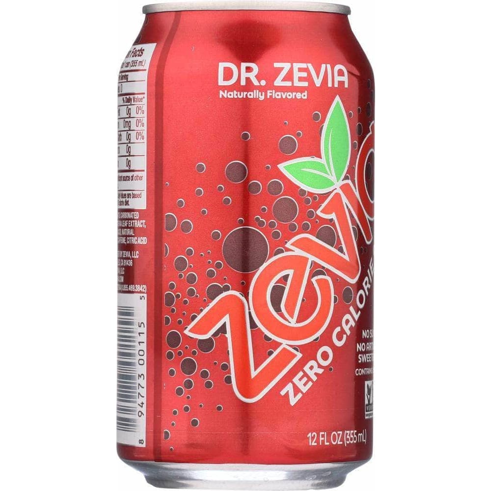 Zevia Zero Calorie Soda Dr. Zevia 6-12 fl oz, 72 fl oz (Case of 3) | ShelHealth