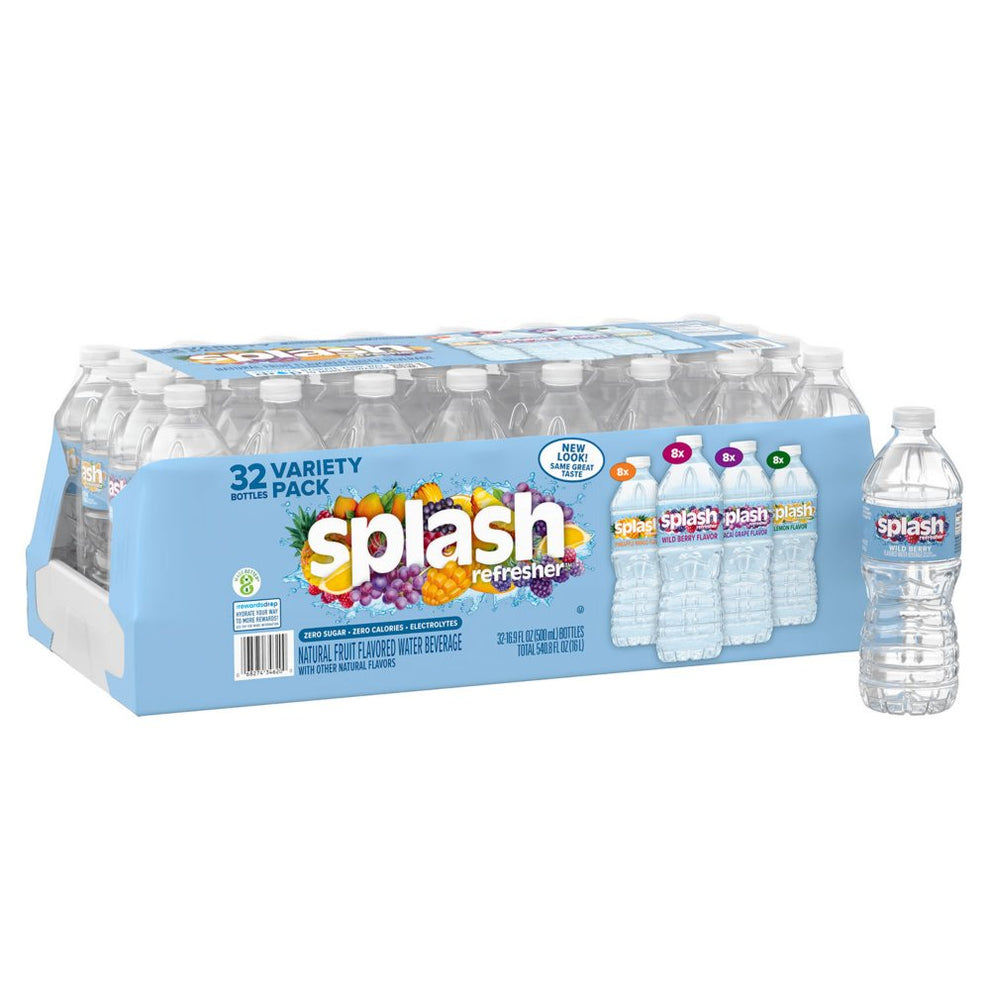 Splash Refresher Variety Pack (16.9 fl. oz., 32 pk.) | ShelHealth