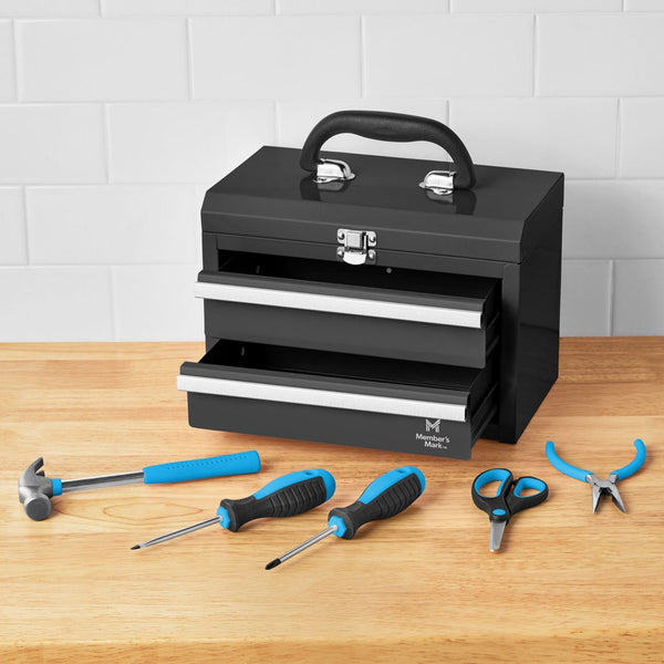 Member's Mark 11" Toolbox With 5-Piece Tool Set, Various Colors ...