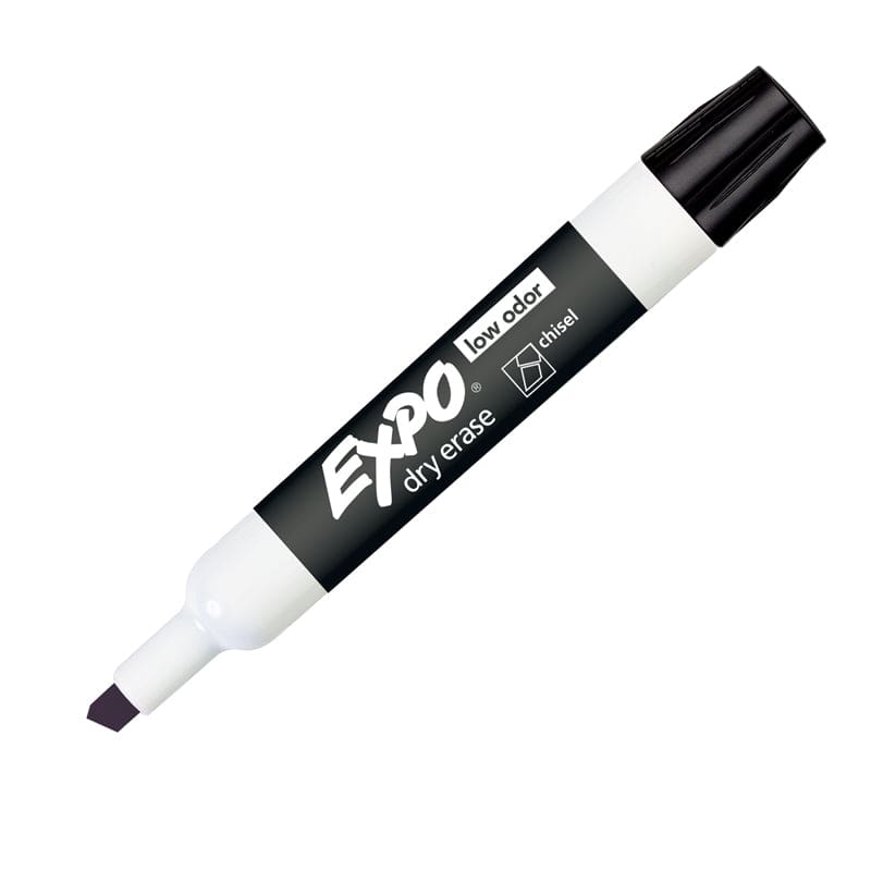 1 Dry Erase Marker Black Chisel Tip Low Order (Pack of 12) | ShelHealth