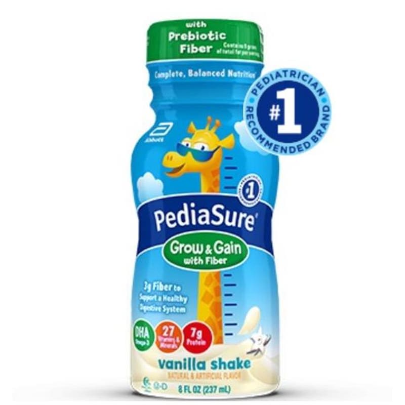 Abbott Pediasure With Fiber 8Oz Bottle, Case of 24 | ShelHealth
