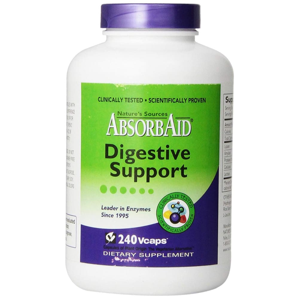 ABSORBAID: Digestion and Stomach Distress, 240 vc | ShelHealth