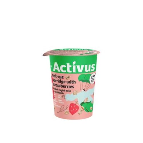 ACTIVUS Oat- Rye Porridge with Strawberries, 2.12 oz. (60 g.) | ShelHealth
